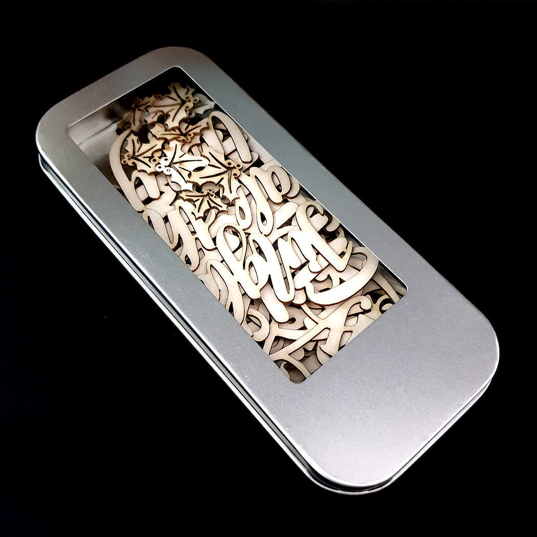 De Art Studio - Christmas Titles - Chippy Tin